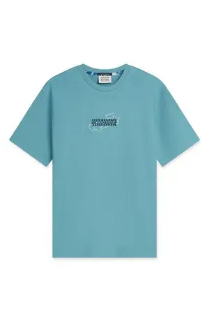 Scotch & Soda Relaxed Cotton Graphic T-shirt