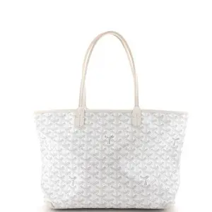 Goyard Artois Tote Coated Canvas Pm - White