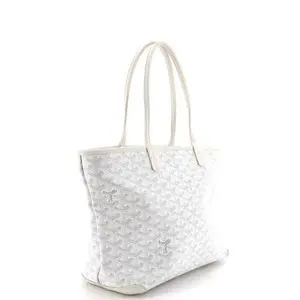 Goyard Artois Tote Coated Canvas Pm - White