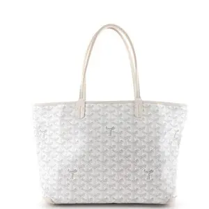 Goyard Artois Tote Coated Canvas Pm - White