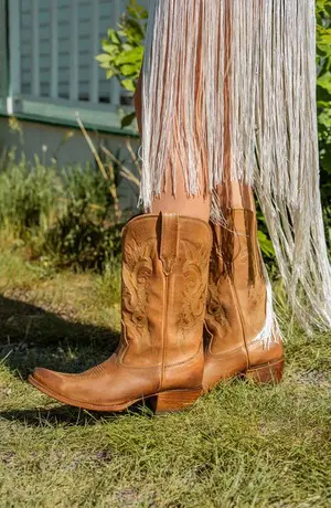 FREEBIRD Woody Leather Western Boots - Wheat
