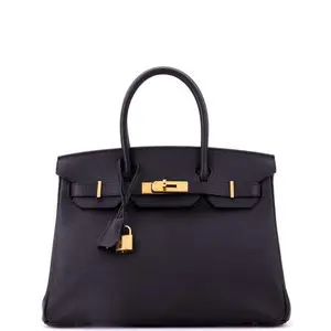 Hermès Birkin Handbag Epsom With Gold Hardware 30 - Black