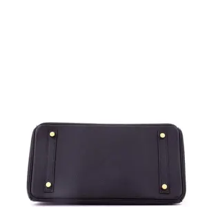 Hermès Birkin Handbag Epsom With Gold Hardware 30 - Black