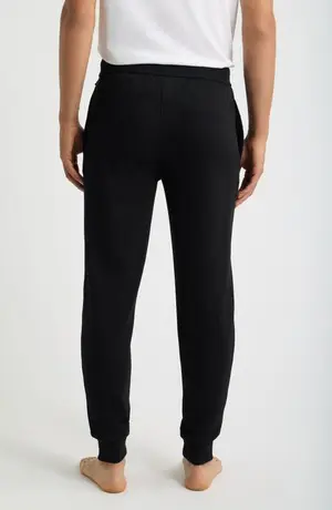 BOSS Waffle Knit Joggers - Black