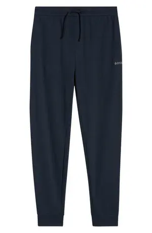 BOSS Waffle Knit Joggers Dark Blue