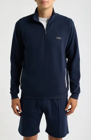 BOSS Sense Quarter-zip Pullover