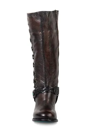 FREEBIRD Buck Knee High Boots - Black