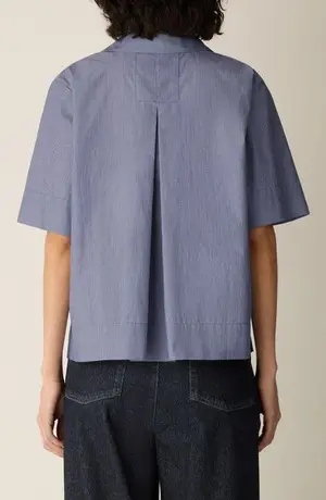 Eileen Fisher Organic Cotton Popover Shirt