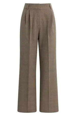 FAVORITE DAUGHTER The Favorite Plaid High Waist Wide Leg Pants