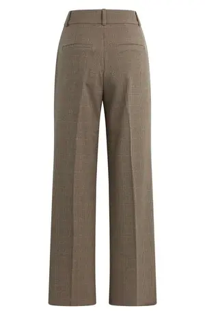 FAVORITE DAUGHTER The Favorite Plaid High Waist Wide Leg Pants