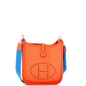 Hermès Evelyne Bag Gen Iii Epsom Tpm - Orange