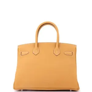 Hermès Birkin Handbag Light Togo With Palladium Hardware 30