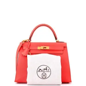 Hermès Kelly Handbag Epsom With Gold Hardware 28