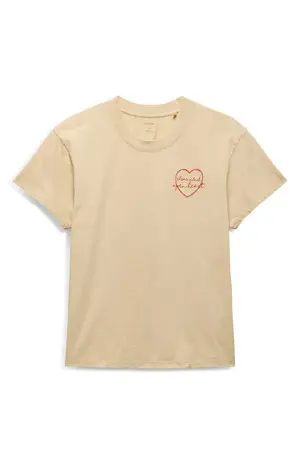Prana Everyday Organic Cotton T-shirt With Heart Graphic