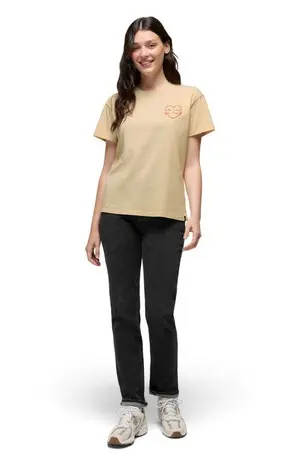 Prana Everyday Organic Cotton T-shirt With Heart Graphic