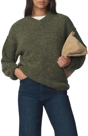 Joe's Jeans Cotton & Cashmere V-neck Sweater - Moss