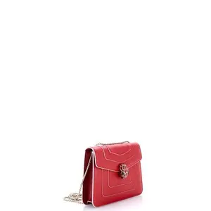 BVLGARI Serpenti Forever Square Shoulder Bag Leather Small