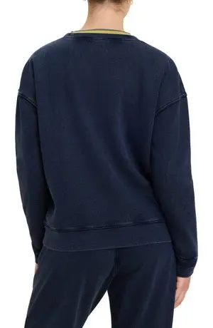NZ BY NIC AND ZOE Cotton Terry Crewneck Sweatshirt