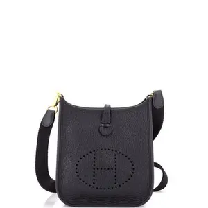 Hermès Evelyne Bag Gen Iii Clemence Tpm - Black