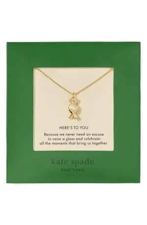 Kate Spade New York Sweetness Pendant Necklace