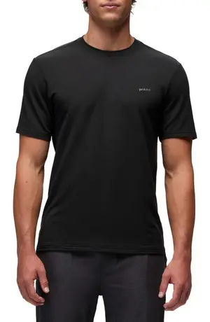Prana Tolmie Tech Performance T-shirt - Black