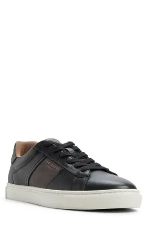 Ted Baker London Bradley Leather Sneaker - Black