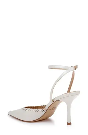 Badgley Mischka Brady Pointed Toe Stiletto Pumps - Ivory