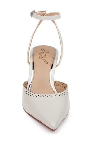 Badgley Mischka Brady Pointed Toe Stiletto Pumps - Ivory