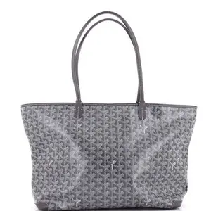 Goyard Artois Tote Coated Canvas Mm - Grey