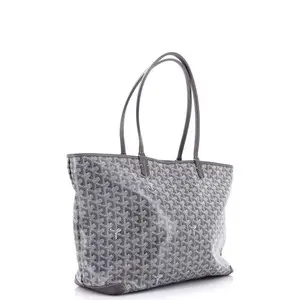 Goyard Artois Tote Coated Canvas Mm - Grey