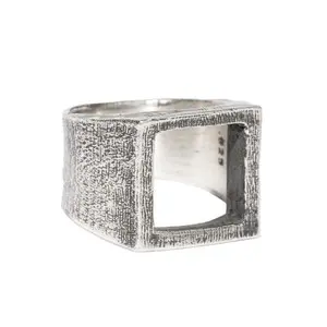 TORRELA Square Ring - Sterling Silver