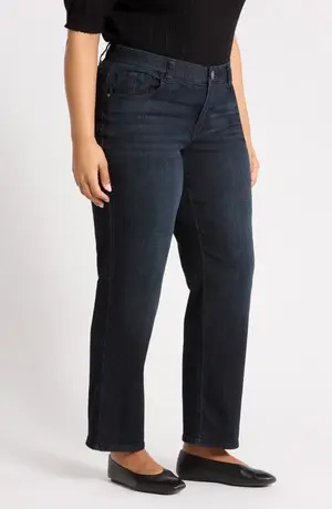 Wit & Wisdom Sawyer Mid Rise Straight Leg Jeans