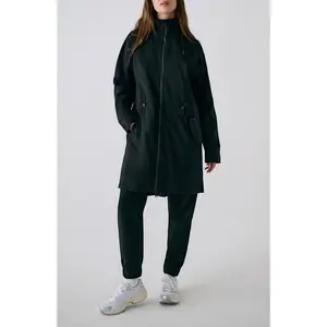 LOLE Piper 2.0 Waterproof Rain Jacket With Drawstring Waist - Black