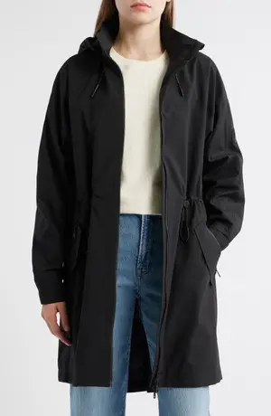 LOLE Piper 2.0 Waterproof Rain Jacket With Drawstring Waist - Black