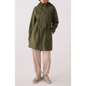 LOLE Piper 2.0 Waterproof Rain Jacket With Drawstring Waist - Olive
