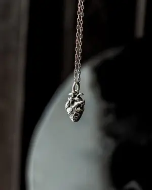 TORRELA Anatomical Heart Pendant Necklace