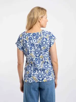 WEIRD FISH Paw Paw Printed Jersey T-shirt