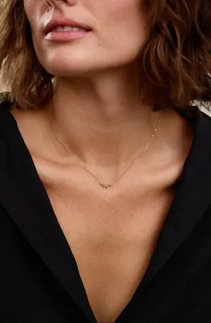 SET & STONES Maggie Bow Pendant Necklace