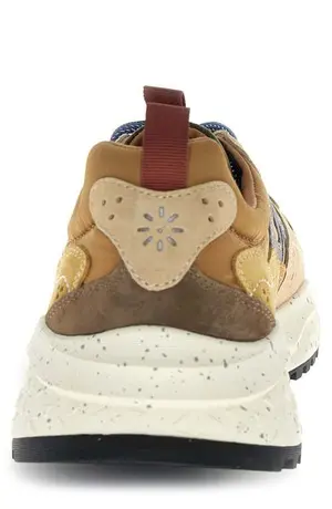 FLOWER MOUNTAIN Solin Technical Nylon And Nubuck Sneakers - Brown
