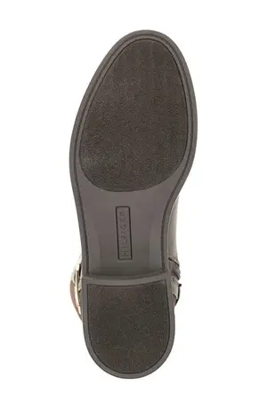 Tommy Hilfiger Illuna Knee High Boot With Monogram Buckle - Dark Brown