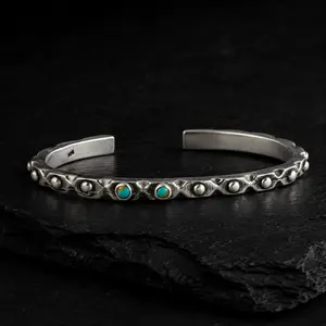 TORRELA Atrani Silver Cuff Bracelet