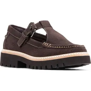 DONALD PLINER Helaina Mary Jane Loafer - Dark Brown