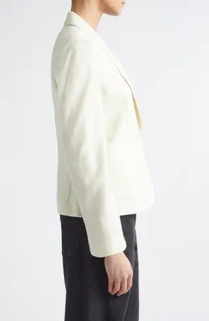 Eleventy Sequin Detail Alpaca Blend Blazer