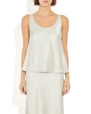 THE PARK The Karen Silk Tank - Cloud