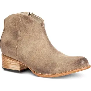 FREEBIRD FREEBIRD Suede V-Cut Ankle Boots Beige Suede