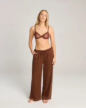 NUDEA Eco-luxe Drawstring Pants - Cocoa
