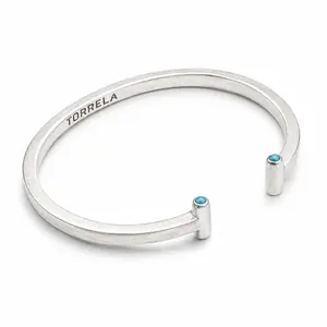 TORRELA Sterling Silver And Cuff Bracelet - Turquoise