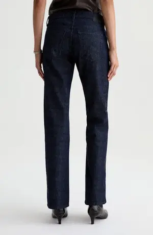 Ag Angel Embroidered Low Rise Bootcut Jeans