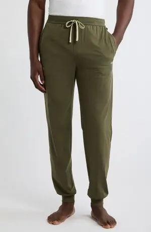 BOSS Mix Match Pajama Joggers - Open Green