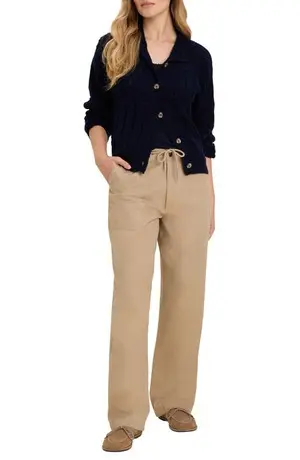 NZ BY NIC AND ZOE Drawstring Twill Pants
